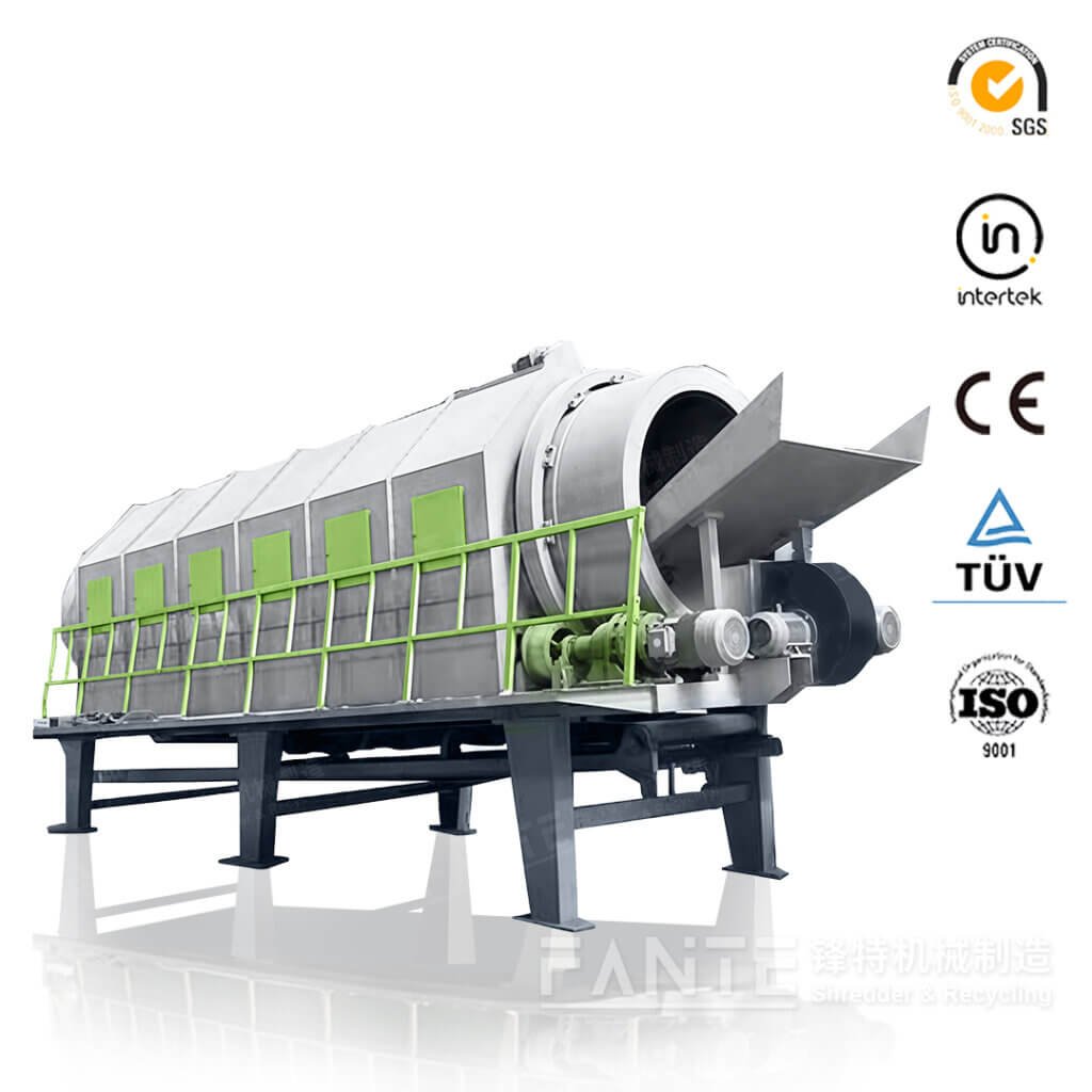 Drum Screen | RDF Machine | Industrial Waste Recycling