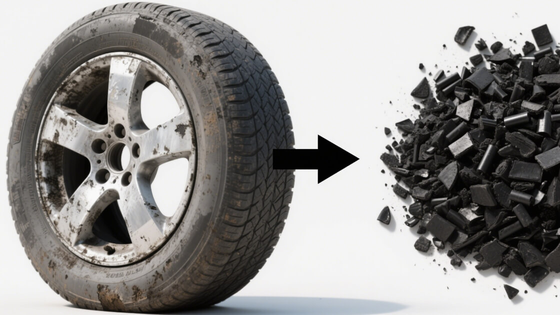 Tire Recycling Insight: Rubber Yield from 1 Ton of Tires - Waste ...
